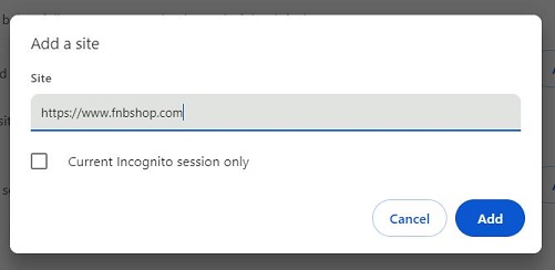 Configuring Pop-up Blockers